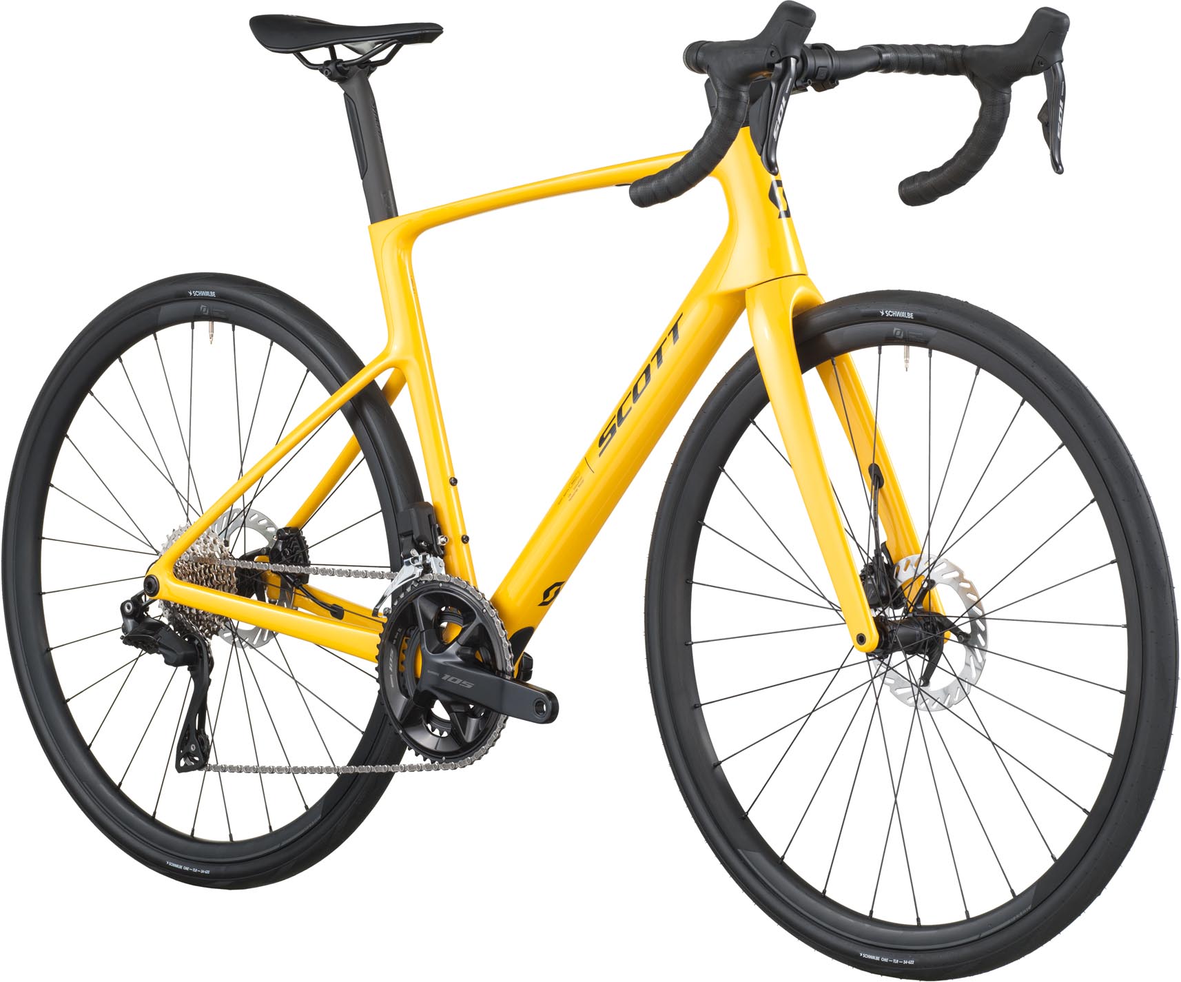 Scott Addict 40 vivid yellow 2026 - Road Bike Carbon | XXS | 4253578354002
