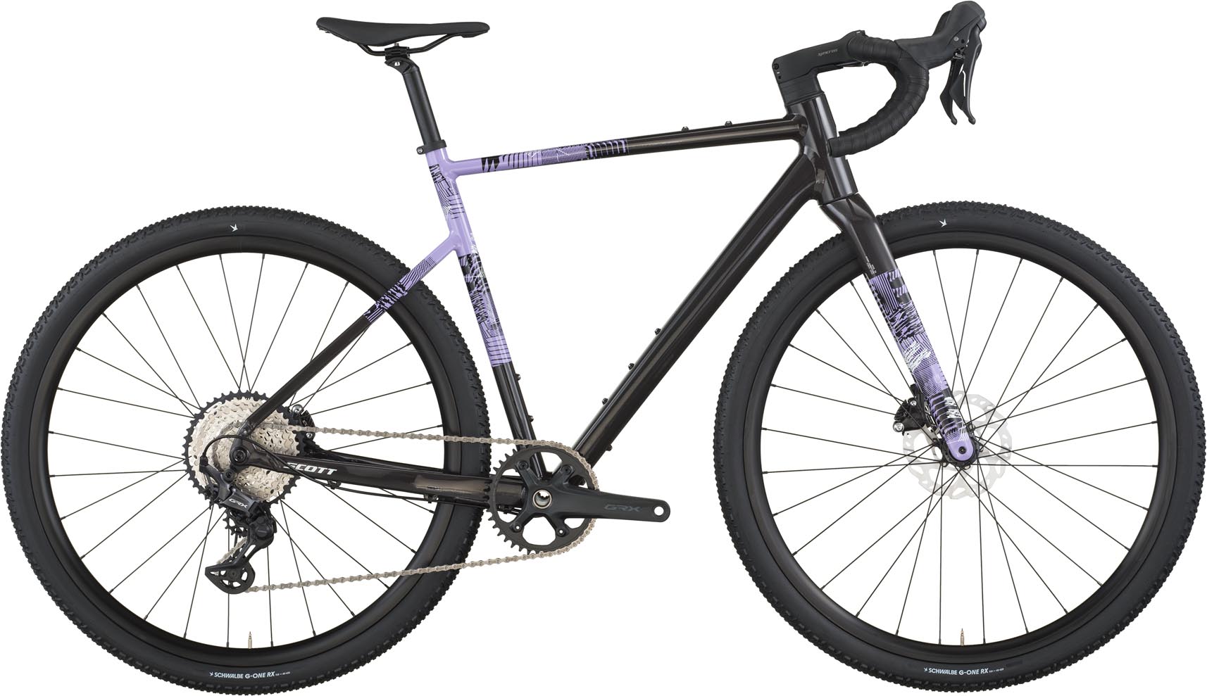 Scott Speedster Gravel 10 carbon black / tulip purple 2026 - Gravel ...