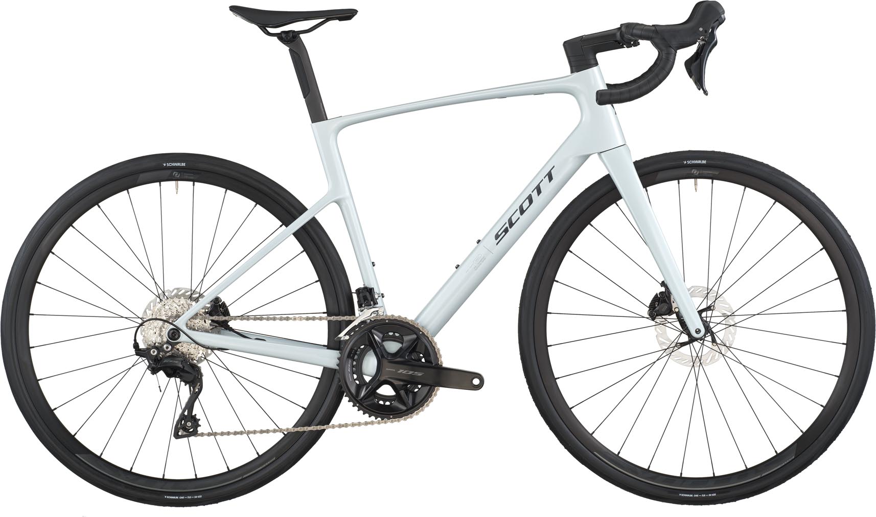 Scott Addict 50 cumulus white 2026 - Road Bike Carbon | XXL | 4253588087014
