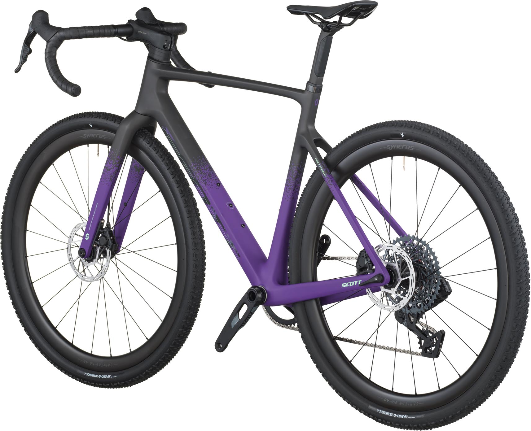Scott Addict Gravel 20 carbon black / indigo purple 2026 - Gravel bike | XS | 4253658318004