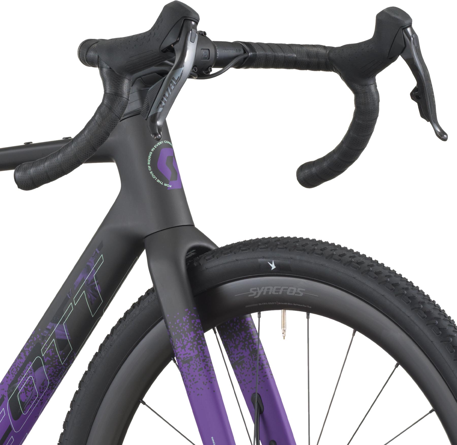 Scott Addict Gravel 20 carbon black / indigo purple 2026 - Gravel bike | XS | 4253658318004