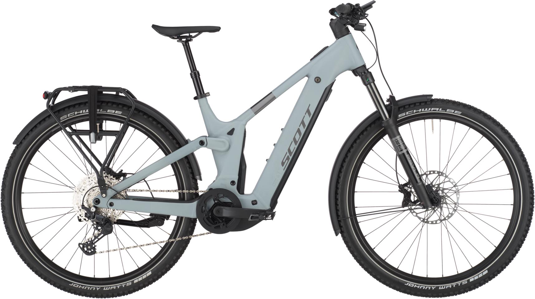 Scott Axis FS 20 shark grey 2025 - E-Bike Fully Mountainbike Touring Bike | S | 4233127842006