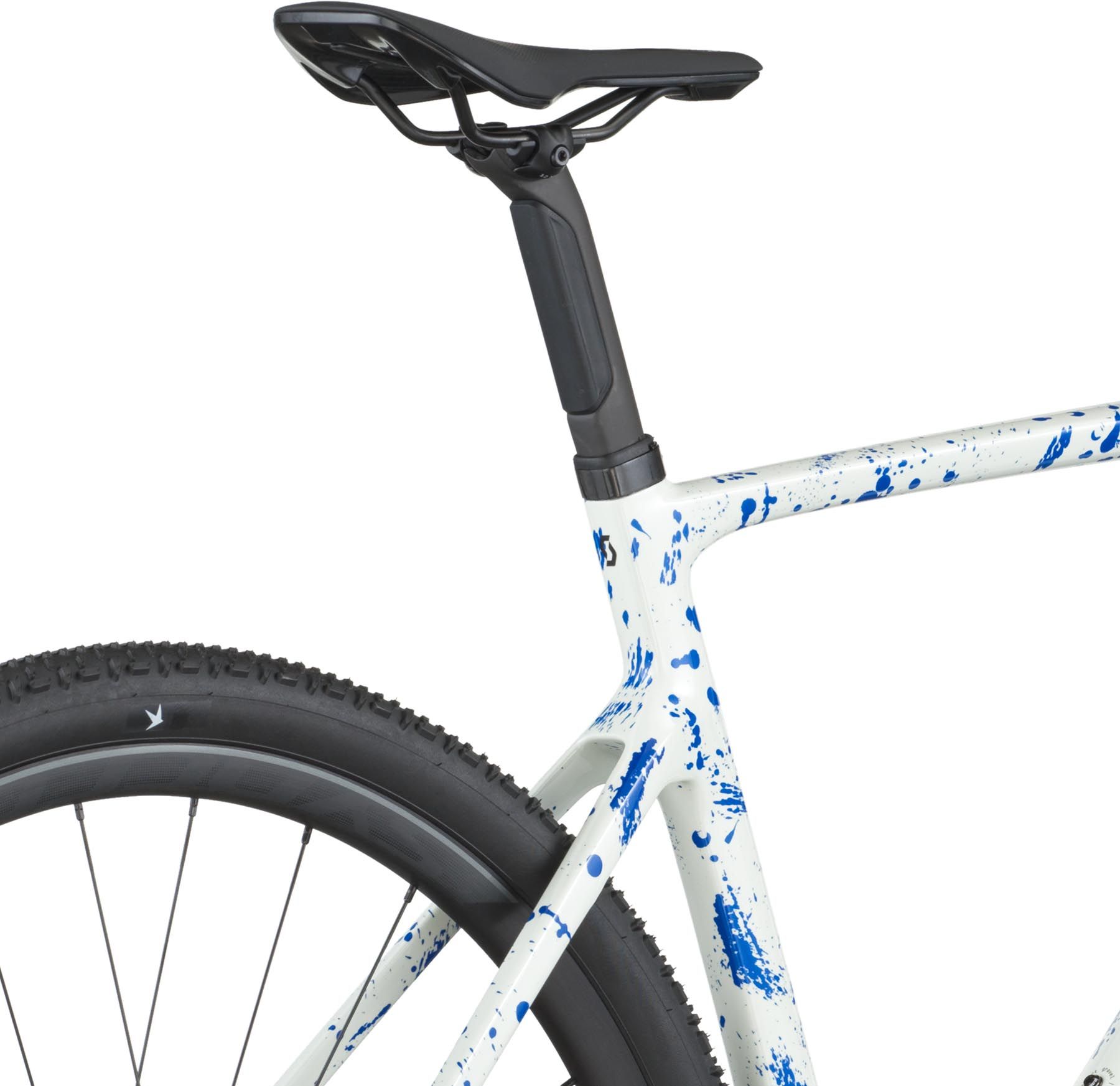 Scott Addict Gravel 30 white / splatter blue 2026 - Gravel bike | XL | 4253668357012