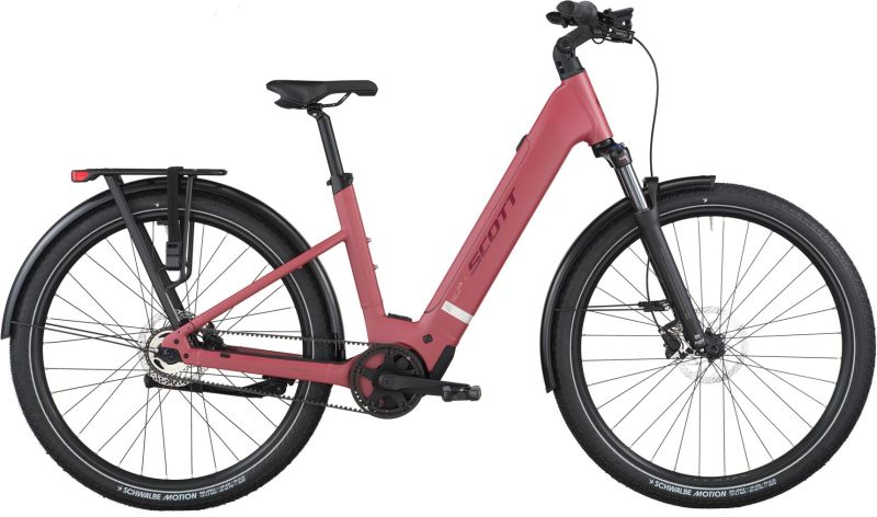 Scott Sub Tour 10 Wave magenta red 2026 - Touring E-Bike Easy Entry | L | 4256208333010