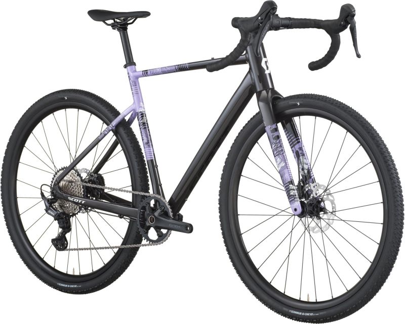 Scott Speedster Gravel 10 carbon black / tulip purple 2026 - Gravel ...