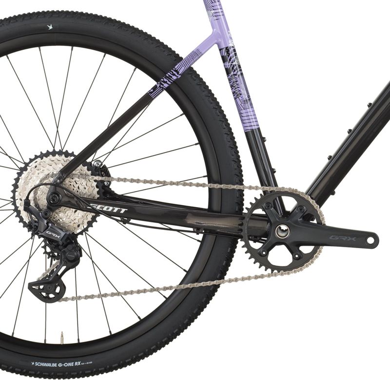 Scott Speedster Gravel 10 carbon black / tulip purple 2026 - Gravel ...