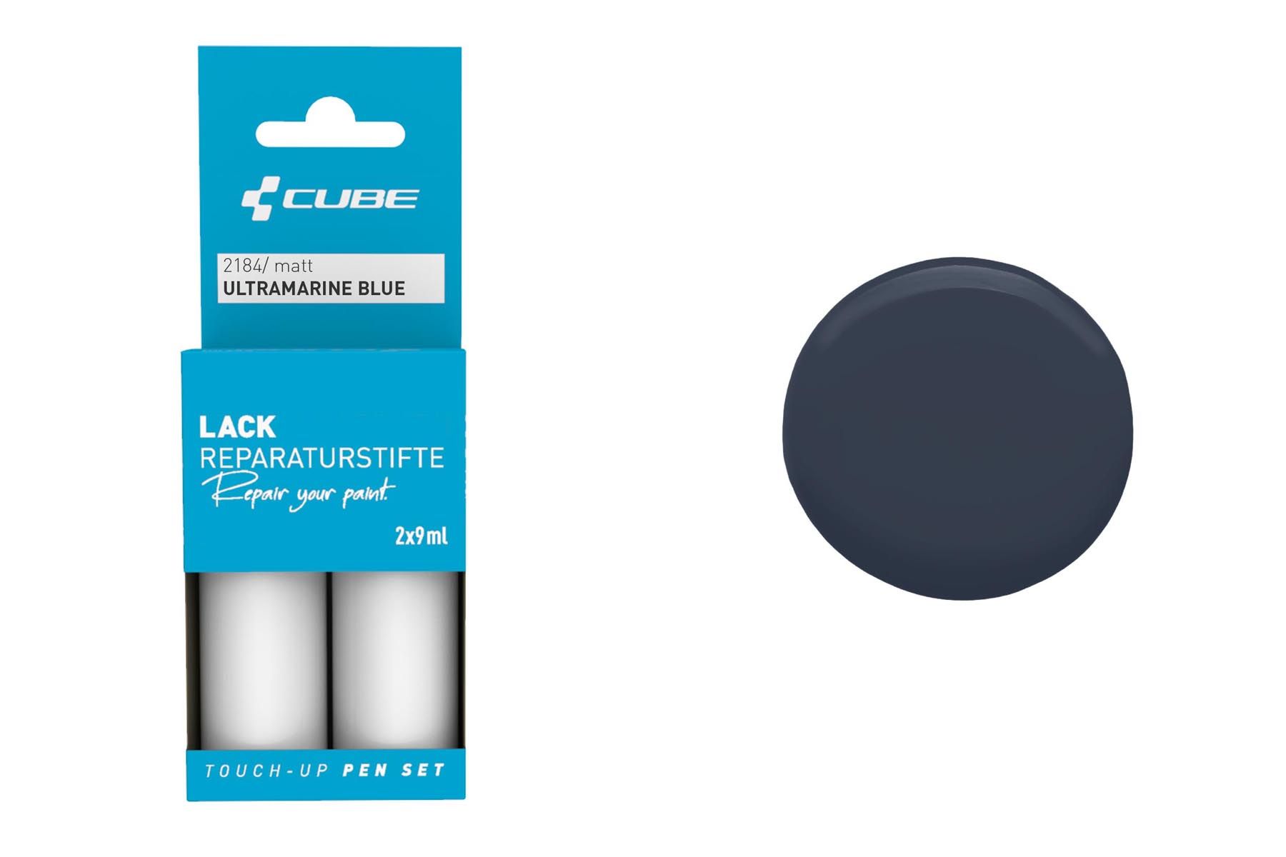 Cube Lackstift Set ultramarine blue matt 2184 | cu-2184