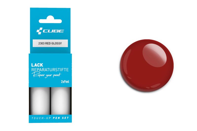 Cube Touch-up pen set, red glossy 2303 | cu-2303