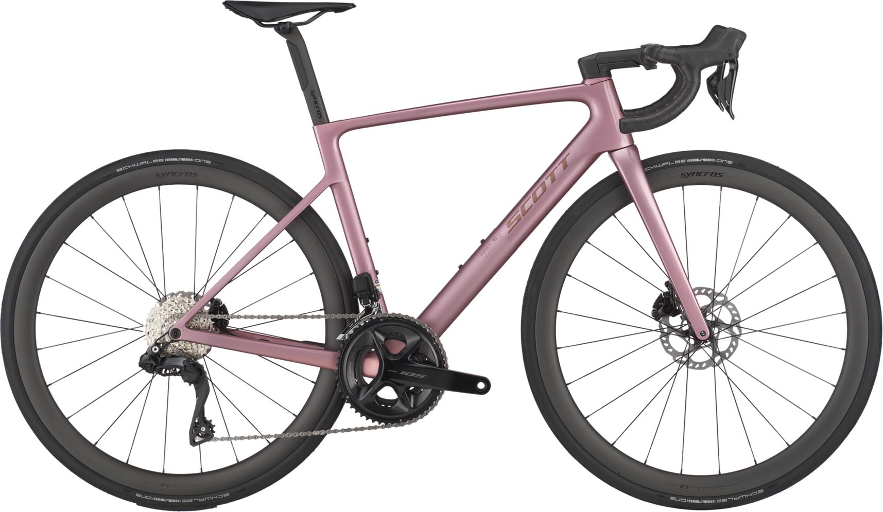 Scott Addict RC 30 ash pink 2025 - Road Bike Carbon | XS | 4232508100004